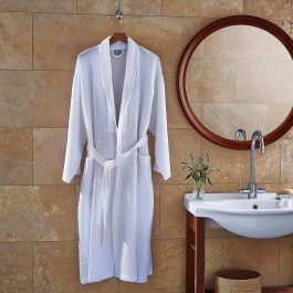 Linen Connect Waffle Bathrobe | Vision Linens