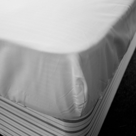Flame Retardant Polyester Single Fitted Bed Sheet | Vision Linens